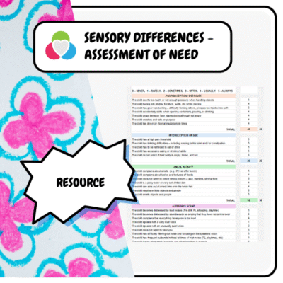 Sensory Differences - Assessment of Need | Child Therapy Service